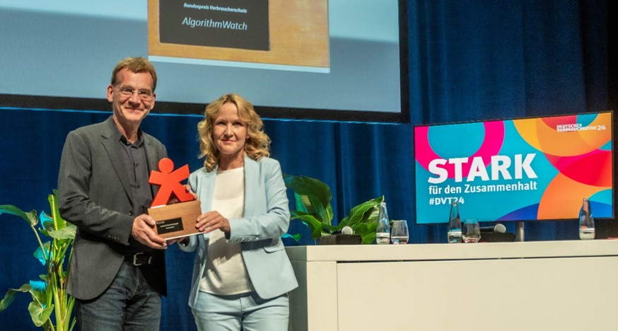 ALGORITHMWATCH FÜR ENGAGEMENT IM VERBRAUCHERSCHUTZ AUSGEZEICHNET | Deutsche Stiftung ...